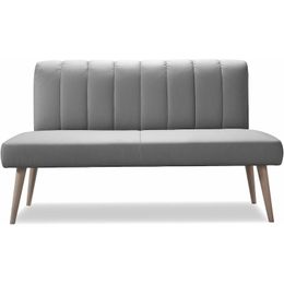 exxpo - sofa fashion Sitzbank &raquo;Costa, moderne R&uuml;ckensteppung, bequem und elegant, hoher Holzfu&szlig;&laquo; hochwertige Detailverarbeitung, Frei im Raum stellbar