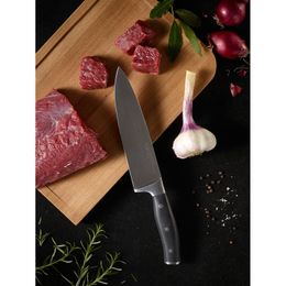 R&ouml;sle R&Ouml;SLE Kochmesser &raquo;Tradition&laquo; K&uuml;chenmesser f&uuml;r Fleisch, Fisch und Gem&uuml;se, Klingenspezialstahl silber X50 CrMoV15 Klingenstahl