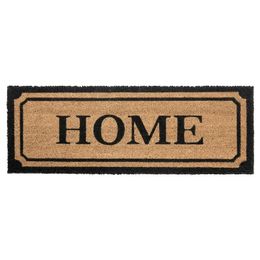 Hanse Home Fu&szlig;matte &raquo;Mix Mats Kokos Wide Home Border, T&uuml;rmatte&laquo; rechteckig 15 mm H&ouml;he Kokos, Schmutzfangmatte, Outdoor, Rutschfest, Innen, Kokosmatte,