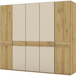 Musterring Dreht&uuml;renschrank &raquo;Savona, Kleiderschrank, Schrank, Garderobe, teilmassiv Eiche&laquo; mit T&uuml;rd&auml;mpfern, mit Spiegel oder Glas, extra B&ouml;den, MADE IN GERMANY, 