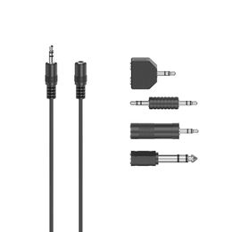 Hama Audio-Kabel &raquo;Klinken-Anschluss-Set, Stereo, 2,5 m&laquo; schwarz