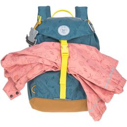 L&auml;ssig L&auml;ssig Damen L&Auml;SSIG Kinderrucksack &raquo;Adventure, Blue, Mini Backpack&laquo; Reflektoren inkl. Sitzunterlage; PETA-approved vegan; aus recyceltem Material blau