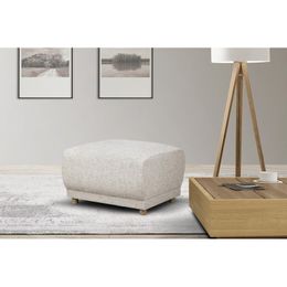 Home Affaire Polsterhocker &raquo;LEMPS&laquo; klein passend zur Serie, B/T/H: 70/70/46 cm beige 100% Polyester