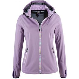 DEPROC Active Damen DEPROC Active Softshelljacke &raquo;SEELEY PEAK WOMEN&laquo; mit abnehmbarer Kapuze lila 40 (M)