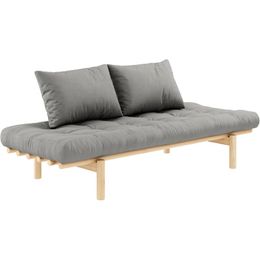 Karup Design Daybett &raquo;Pace&laquo; Set, 2 Stk. tlg. aus massiven Kiefernholz, inkl. Futonmatratze grau