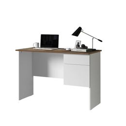 Home Affaire Schreibtisch &raquo;Sunrise, kleiner Computertisch, B&uuml;rotisch&laquo; mit 1 T&uuml;r & 1 Schublade, Tischplatte Breite 110 cm, Made in Italy wei&szlig;