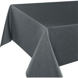 Delindo Lifestyle Tischdecke &raquo;WIEN&laquo; Fleckabweisend, pflegeleicht, 180 g/m&sup2; grau Polyester