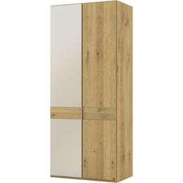 Musterring Dreht&uuml;renschrank &raquo;Savona, Kleiderschrank, Schrank, Garderobe, teilmassiv Eiche&laquo; mit T&uuml;rd&auml;mpfern, mit Spiegel oder Glas, extra B&ouml;den, MADE IN GERMANY, 