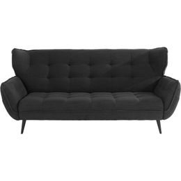 Home Affaire 3-Sitzer &raquo;Ariana&laquo; Big-Sofa bzw. stylischer Hochlehner grau 100% Polyester