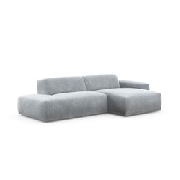 Trendmanufaktur Ecksofa &raquo;Braga, mit hochwertigem Kaltschaum, L-Form, in Cord erh&auml;ltlich&laquo; modernes Sofa, Couch mit hohem Sitzkomfort, 275/72/160 cm (B/
