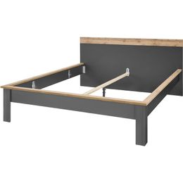 OTTO home Schlafzimmer-Set &raquo;Westminster&laquo; Bett Liegefl&auml;che 180/200cm und 2 Wandpaneele grau Pflegeleichte, melaminbeschichtete Oberfl&auml;che