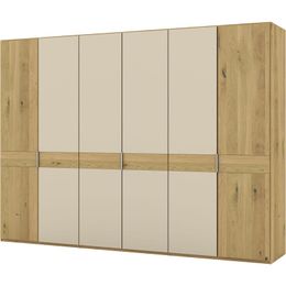 Musterring Dreht&uuml;renschrank &raquo;Savona, Kleiderschrank, Schrank, Garderobe, teilmassiv Eiche&laquo; mit T&uuml;rd&auml;mpfern, mit Spiegel oder Glas, extra B&ouml;den, MADE IN GERMANY, 