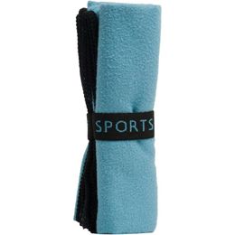 G&ouml;zze Sporthandtuch &raquo;Sports by &laquo; im Set, schnell trocknend, Mikrofaser, f&uuml;r Sport, Reisen & Camping blau Microfaser, Obermaterial: 90% Polyester, 10% 