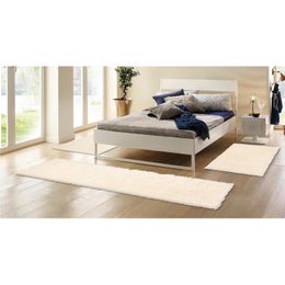 OTTO home Bettumrandung &raquo;Elif&laquo; H&ouml;he 40 mm 3 Stk. tlg. original griechischer Flokati, L&auml;ufer-Set f&uuml;r das Schlafzimmer beige Obermaterial: 100% Wolle
