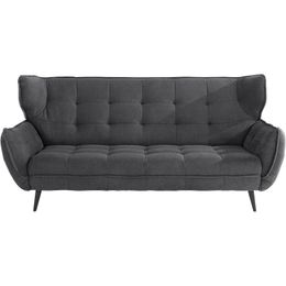 Home Affaire 3-Sitzer &raquo;Ariana&laquo; Big-Sofa bzw. stylischer Hochlehner grau 90% Polyester 10% Polyamid