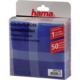 Hama CD-H&uuml;lle &raquo;CD-/DVD-Schutzh&uuml;llen 50, Farbig&laquo; bunt Kunststoff