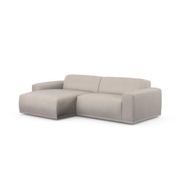 Trendmanufaktur Ecksofa &raquo;Braga, mit hochwertigem Kaltschaum, L-Form, in Cord erh&auml;ltlich&laquo; modernes Sofa, Couch mit hohem Sitzkomfort, 255/72/160 cm (B/