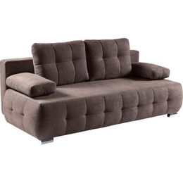 WERK2 Schlafsofa &raquo;Indigo Bettsofa mit Bettkasten, Breite 205cm, hochwertige Verarbeitung&laquo; 2-Sitzer Sofa und Schlafcouch mit Federkern & Bettkasten 