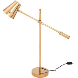 Kayoom Tischleuchte &raquo;Tischlampe Celeste 525&laquo; E27 1 Stk. modern, hochwertig, justierbar gold