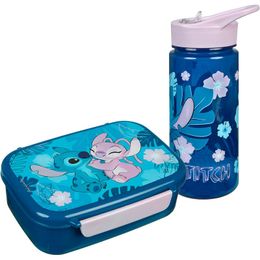 Scooli Kinder Lunchbox &raquo;Lilo & Stich&laquo; Set, 2 Stk. tlg. mit Trinkflasche