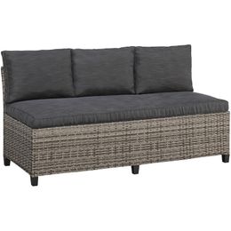 Konifera Gartenlounge-Set &raquo;Rotterdam&laquo; Set, 3x 3er Sofa, 2x Hocker, 1x Tisch 120x82x67cm, inkl. Auflagen, 20 Stk. tlg. Polyrattan, Stahl, Tischplatte 