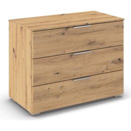Rauch Schubkastenkommode &raquo;Lowboard Sideboard Schubladenkommode Kommode ASTANA&laquo; Breite 80 cm / H&ouml;he 61 cm, mit 3 ger&auml;umigen Schubladen, Kantengriff in 