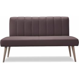 exxpo - sofa fashion Sitzbank &raquo;Costa, moderne R&uuml;ckensteppung, bequem und elegant, hoher Holzfu&szlig;&laquo; hochwertige Detailverarbeitung, Frei im Raum stellbar