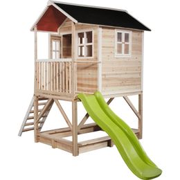 EXIT Spielturm &raquo;Loft 500&laquo; BxTxH: 328x255x185 cm beige Holz