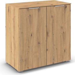 Rauch Sideboard &raquo;T&uuml;rkommode Kommode Highboard ASTANA&laquo; Breite 80 cm / H&ouml;he 81 cm, mit 2 Einlegeb&ouml;den, mit 2 T&uuml;ren, verstellbaren B&ouml;den und viel 