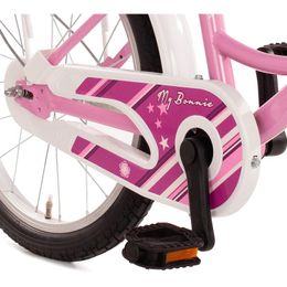 Bachtenkirch Kinderfahrrad &raquo;"MY BONNIE" rosa/ wei&szlig;&laquo; 1 Gang ohne Schaltung rosa Kinderfahrrad