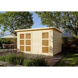 Konifera Gartenhaus &raquo;Wega&laquo; Inklusive Fu&szlig;boden beige Holzwerkstoff