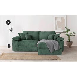 Home Affaire Ecksofa &raquo;Soft&Cosy XL L-Form, B: 246 cm - OTTO. Verl&auml;ssliche Qualit&auml;t.&laquo; Mega-Sofa, Cord oder Chenille-Struktur, mit Federkern & 4 