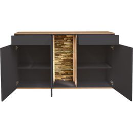 M&auml;usbacher Kommode Faro Sideboard B 159 cm, inkl. Beleuchtung, Push to open Funktion