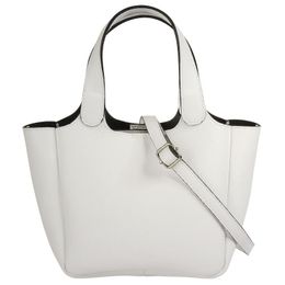 CLUTY Damen Henkeltasche echt Leder, Made in Italy