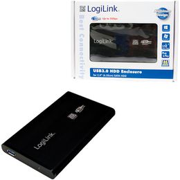 Logilink HDD-Festplatte &raquo;Super Speed USB 3.0 Aluminium-Geh&auml;use f&uuml;r 2,5'' SATA HDD&laquo; 2,5 Anschluss USB 3.2 Gen-1 schwarz Aluminium Material: Aluminium