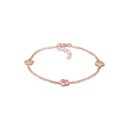 Elli Damen Armband &raquo;Kinder Blume mit Kristallen von Swarovski 925 Sterling Silber&laquo; rosa