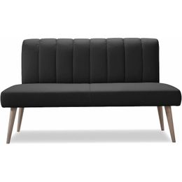 exxpo - sofa fashion Sitzbank &raquo;Costa, moderne R&uuml;ckensteppung, bequem und elegant, hoher Holzfu&szlig;&laquo; hochwertige Detailverarbeitung, Frei im Raum stellbar