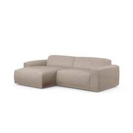 Trendmanufaktur Ecksofa &raquo;Braga, mit hochwertigem Kaltschaum, L-Form, in Cord erh&auml;ltlich&laquo; modernes Sofa, Couch mit hohem Sitzkomfort, 255/72/160 cm (B/