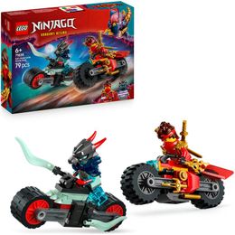 Lego Konstruktionsspielsteine &raquo;Kais Motorradrennen (71838), Lego Ninjago&laquo; Made in Europe bunt Konstruktionsspielsteine