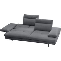 Calia italia 3,5-Sitzer &raquo;Toby Wing, italienisches Designsofa, super bequem, Megasofa&laquo; inkl. Sitztiefenverstellung und Armteilfunktion, F&uuml;&szlig;e in Schwarz