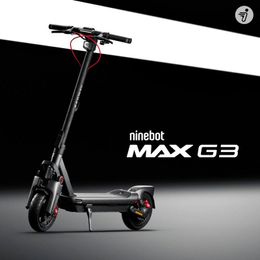 Segway E-Scooter &raquo;MAX G3 D&laquo; 20 km/h 75 km mit Stra&szlig;enzulassung, 80 km Eco Modus Reichweite, Ladezeit 3,5h rot