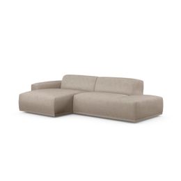 Trendmanufaktur Ecksofa &raquo;Braga, mit hochwertigem Kaltschaum, L-Form, in Cord erh&auml;ltlich&laquo; modernes Sofa, Couch mit hohem Sitzkomfort, 275/72/160 cm (B/