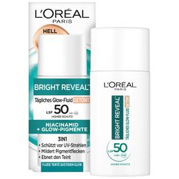 L'Or&eacute;al L'OR&Eacute;AL PARIS After Sun-Lotion &raquo;L'Or&eacute;al Paris Bright Reveal T&auml;gliches Glow-Fluid Get&ouml;nt Light&laquo; LSF 50, mit Vitamin C und E, feuchtigkeitsspendend. 