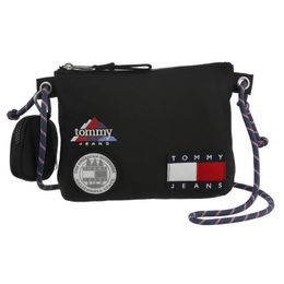 Tommy Jeans Damen Umh&auml;ngetasche &raquo;TJM ARCHIVE TREK SACOCHE&laquo;, Damen Schultertasche, Tragetasche mit bunten Patches