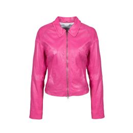 Freaky Nation Damen Lederjacke &raquo;Lazyy-FN&laquo; rosa M (38) Trachtenmode