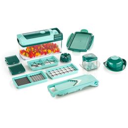 Genius Zerkleinerer &raquo;Nicer Dicer Fusion Set 13-tlg.&laquo; Einfach, praktisch, sicher und platzsparend! gr&uuml;n