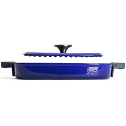 Woll Grillpfanne &raquo;Iron&laquo; Gusseisen 1 Stk. tlg. 28x28 cm, Induktion blau