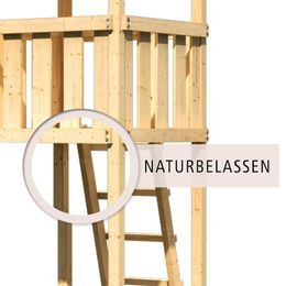 Konifera Spielturm &raquo;Finni&laquo; BxTxH: 107x202x291 cm, mit Sandkasten beige Holzwerkstoff