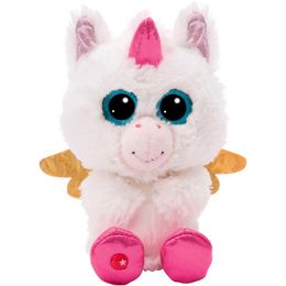 Nici Kuscheltier &raquo;Glubschis, Einhorn Glowy Kaddi, 15 cm&laquo; schlenkernd wei&szlig; Kuscheltier