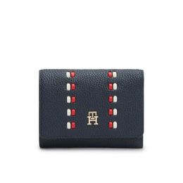 Tommy Hilfiger Damen Geldb&ouml;rse &raquo;TH ICON TRIFOLD CORP&laquo;, Damen Geldbeutel, Portemonnaie mit TH-Logoelement